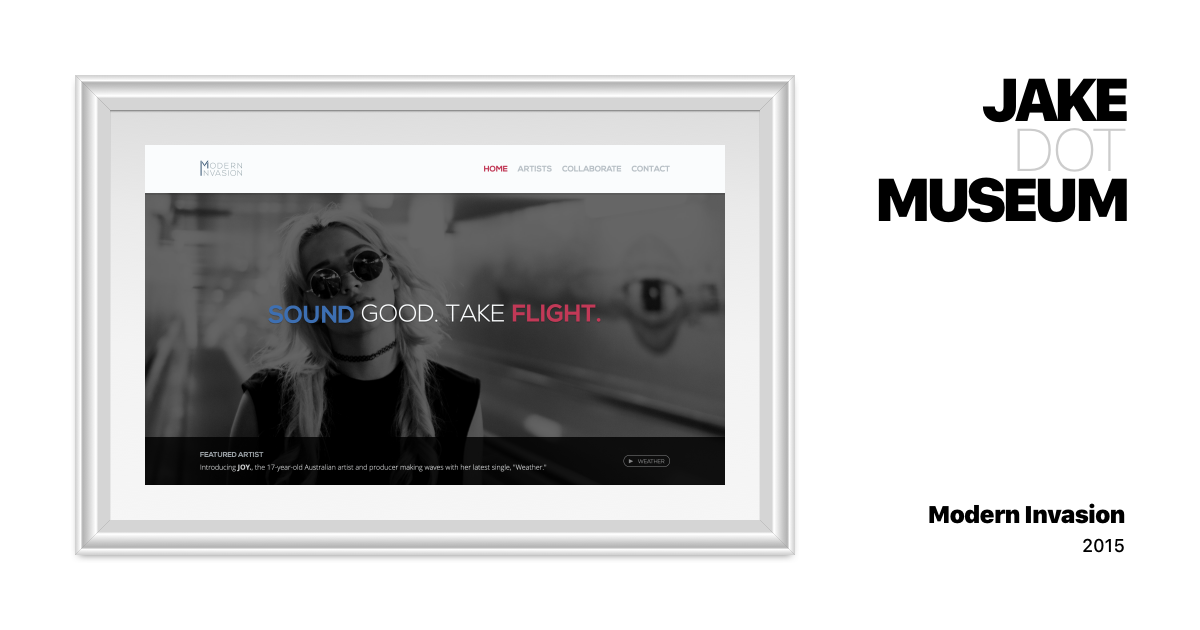 Modern Invasion | JAKE.MUSEUM